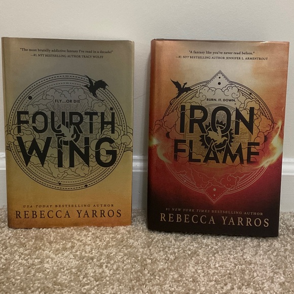 Accents | Fourth Wing And Iron Flame Books By Rebecca Yarros | Poshmark